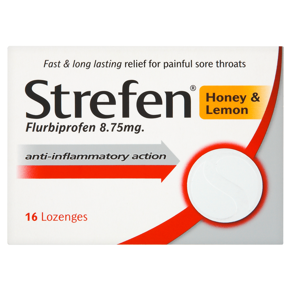 Strefen Honey & Lemon – 16 Lozenges | Chemist 4 U