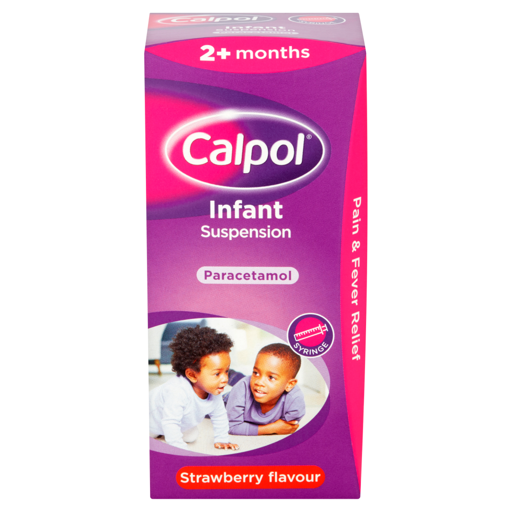 Calpol Infant Suspension Strawberry - 100ml | Chemist 4 U