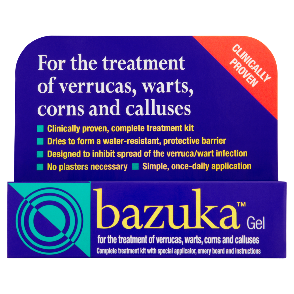 Bazuka Verucca and Wart Gel - 5g | Chemist 4 U