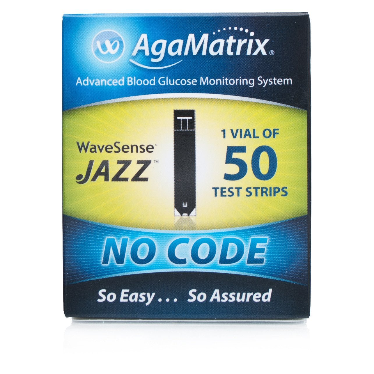 AgaMatrix WaveSense Jazz Duo - 50 Test Strips | Chemist 4 U
