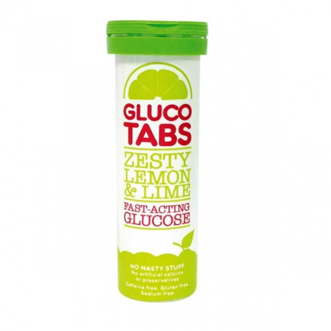 Glucotabs Zesty Lemon & Lime Fast-Acting Glucose - 10 x 40g Tabs ...