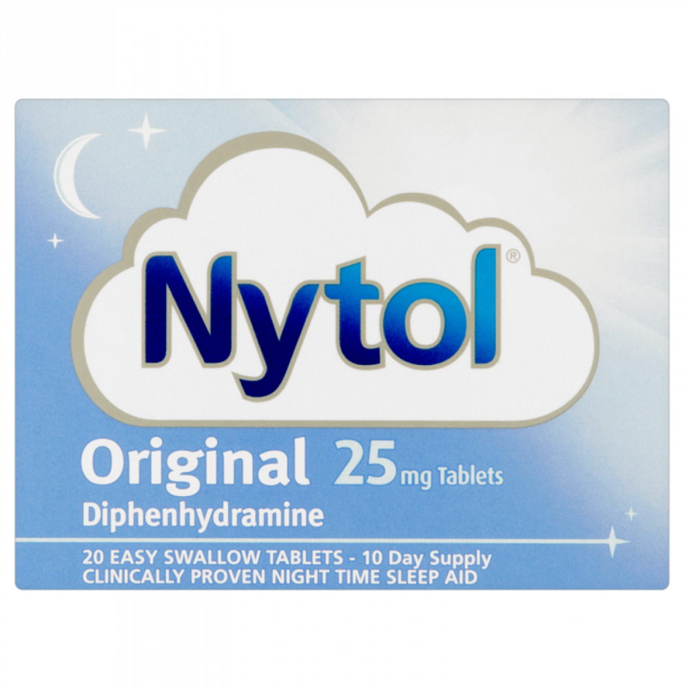 Nytol Original Sleeping Tablets 25mg - 20 Caplets | Chemist 4 U