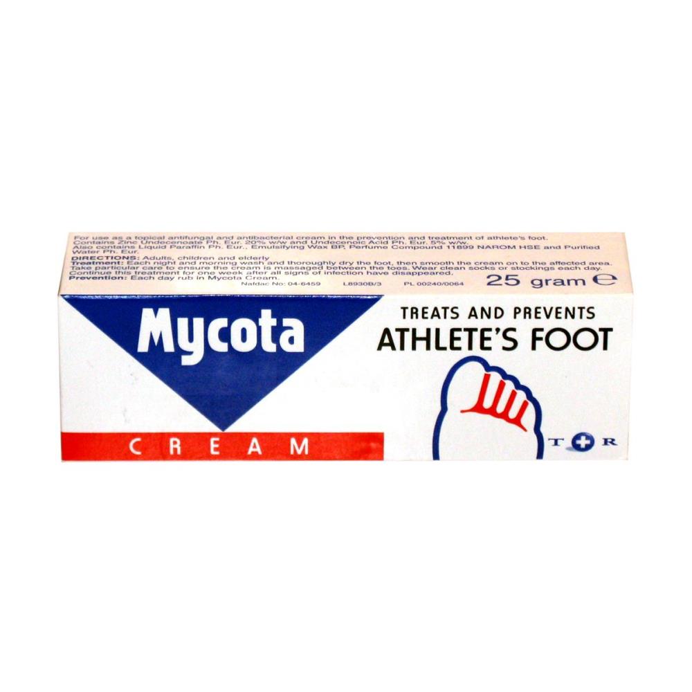 Mycota Athlete's Foot Cream - 25g | Chemist 4 U