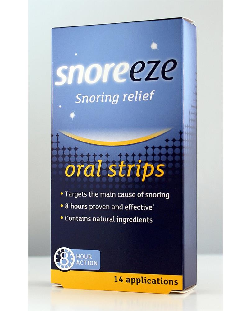 Snoreeze Oral Strips - 14 | Quick and simple snoring relief | Chemist 4 U