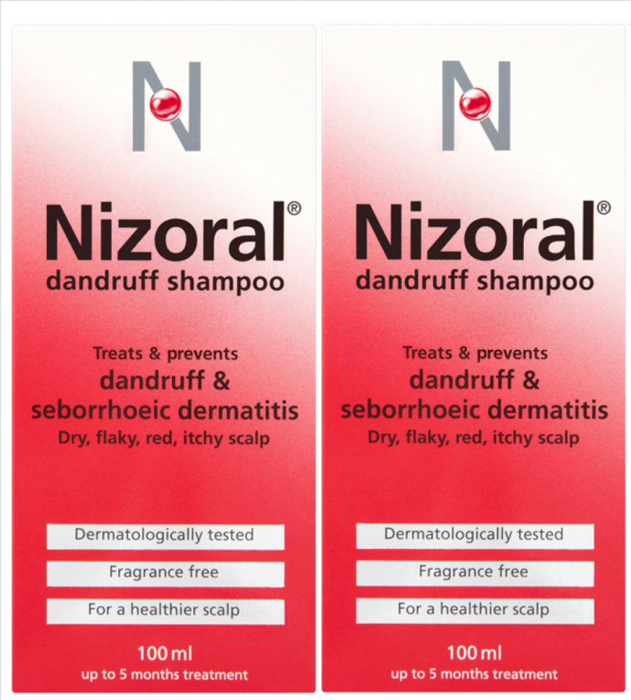Nizoral Anti Dandruff & Seborrhoeic Dermatitis Shampoo 100ml – Duo Pack ...