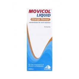 Movicol Liquid Orange Solution For Constipation 500ml | Chemist 4 U