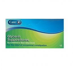 Glycerin Children 2g For Constipation – 12 Suppositories | Chemist 4 U