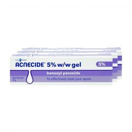 Buy Acnecide Benzoyl Peroxide Gel - 30g - 3 Pack | Chemist4U