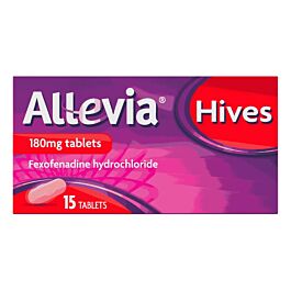 Buy Allevia Hives 180mg - 15 Tablets | Chemist4U
