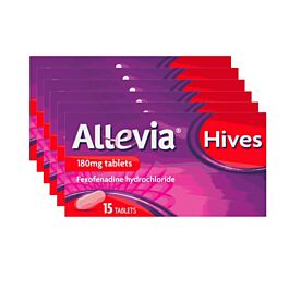 Allevia Hives 180mg - 15 Tablets x 6
