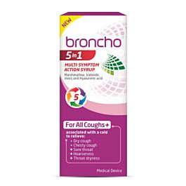 Broncho 5 in 1 Multi Symptom Action Syrup - 120ml | Chemist4U