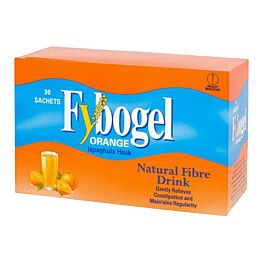Buy Fybogel Orange Natural Fibre Drink - 30 Sachets (2 pack)