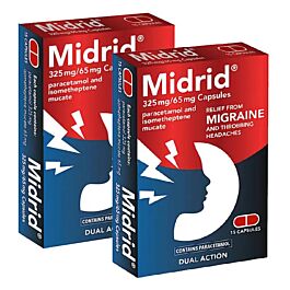 Midrid Migraine Relief Two Pack - 30 Capsules | Chemist4U