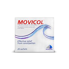 Movicol Powder Sachets Lemon & Lime - 20 Sachets | Chemist4U