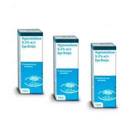 Hypromellose 0.3% Eye Drops - 10ml x 3 | Chemist 4 U