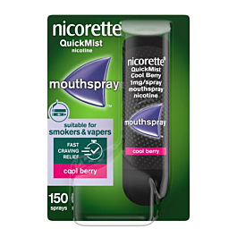 Buy Nicorette QuickMist 1mg Cool Berry Mouthspray - 150 Sprays
