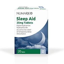 Buy Numark Night Time Sleep Aid - 20 x 25mg Tablets | Chemist4U