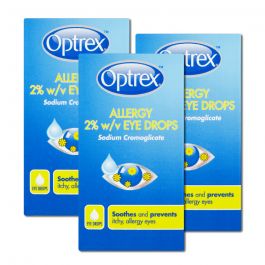 Buy Optrex Allergy Eye Drops x 3 | Itchy Eye Drops | Chemist4U