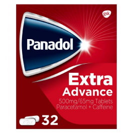 Buy Panadol Extra Advance - 32 x 500mg/65mg Tablets | Chemist 4 U