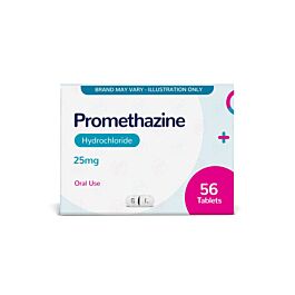 Promethazine Hydrochloride 25mg Tablets | Promazine | Chemist4U