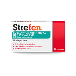 Buy Strefen Eucalyptus & Manuka Honey Flavour 8.75mg - 16 Lozenges ...