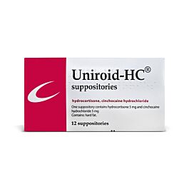 Uniroid HC Suppositories | Chemist4U