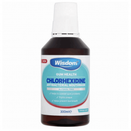 Buy Wisdom Chlorhexidine Alcohol Free Mouthwash - Mint online | Chemist4U