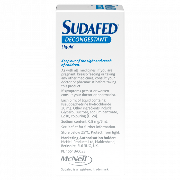 sudafed syrup