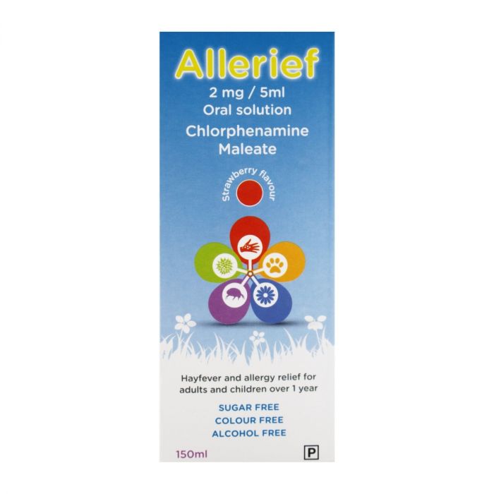 Buy Chlorphenamine Syrup Sugar-Free | Hay Fever | Chemist4U