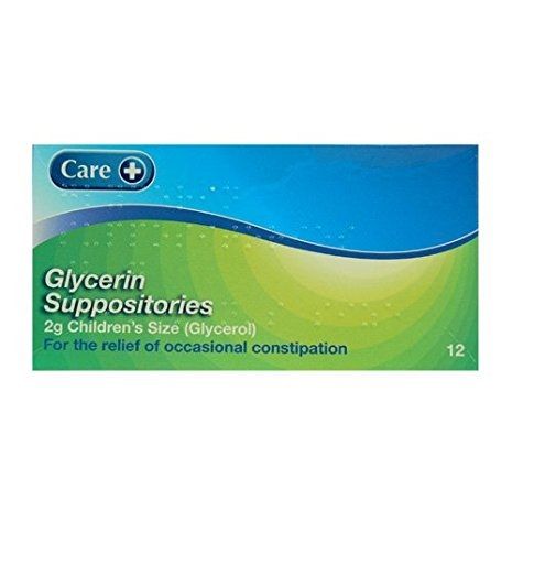 Glycerin Children 2g For Constipation – 12 Suppositories | Chemist 4 U