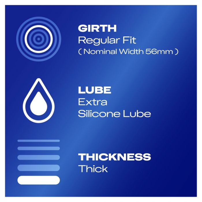 Durex Condoms Size Chart Buy Durex Extra Safe 6 Condoms