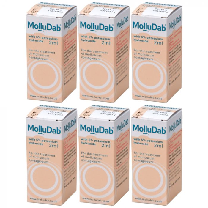 Buy MolluDab for Molluscum Contagiosum - 6 Pack | Chemist4U
