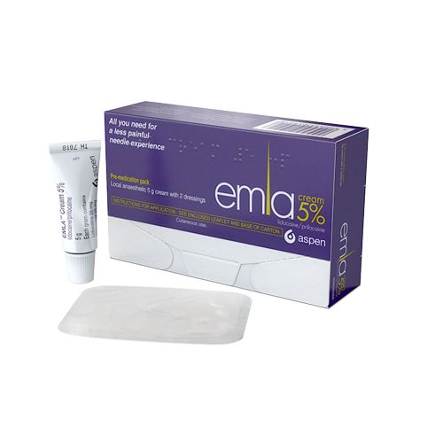 EMLA Cream 5% & Dressing - 5g | Numbing Cream | Chemist4U
