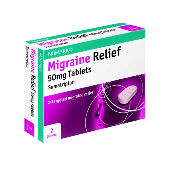 Numark Migraine Relief - 2 Tablets | Chemist 4 U