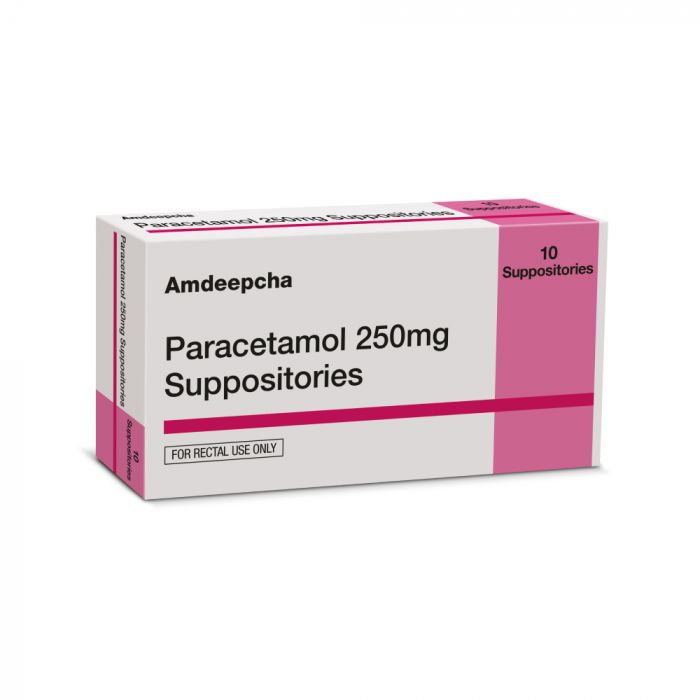 Buy Paracetamol 250mg Suppositories (Brand May Vary)
