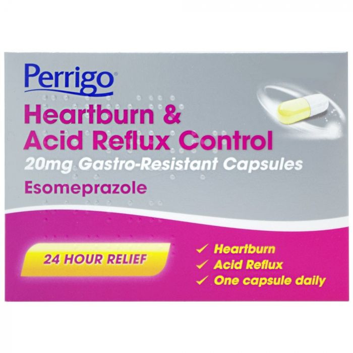 Buy Perrigo Esomeprazole 20mg - 14 Capsules | Chemist4U