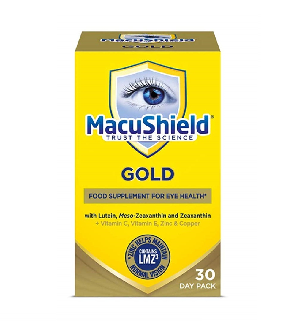 MacuShield Gold - 90 Capsules | Eye Support Supplement | Chemist 4 U