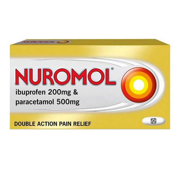 Nuromol 200mg/500mg - 12 Tablets