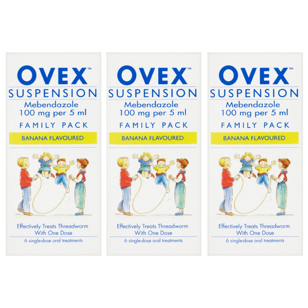 Buy Ovex Tablets & Liquid Suspension | For Threadworm | Chemist 4 U