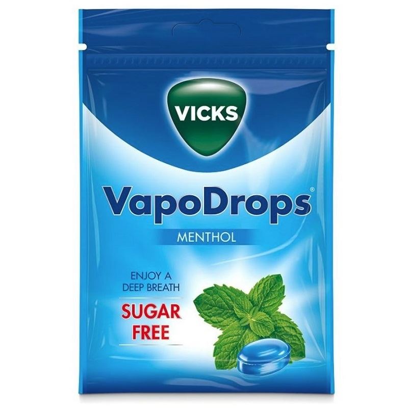 Vicks Vapodrops Sugar-Free Menthol – 72g | Chemist 4 U