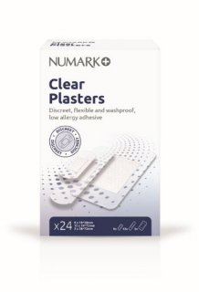 Buy Numark Clear Plasters - 24 Pack | Plasters & Bandages | Chemist4U