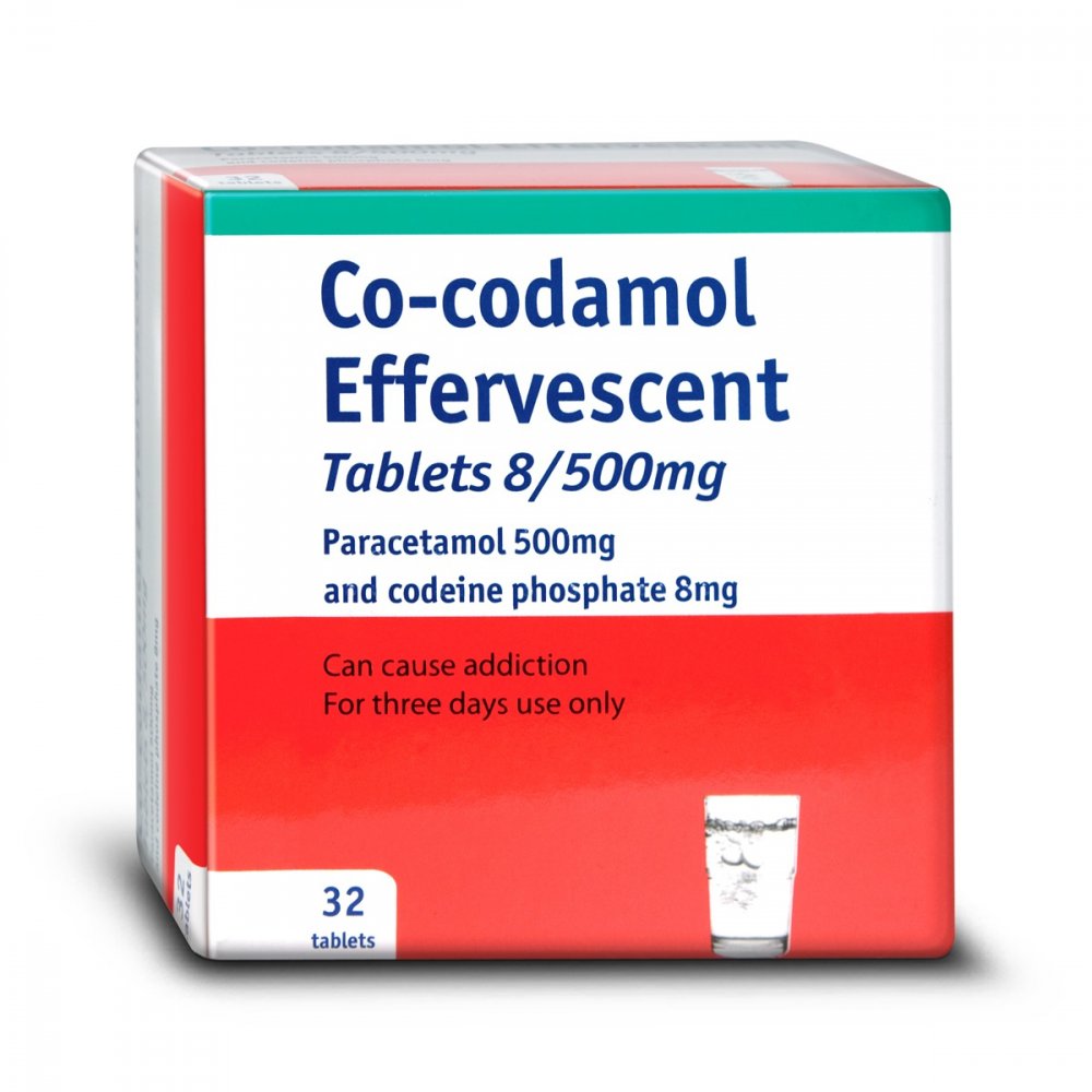 Co-Codamol Effervescent - 32 x 8/500mg Tablets | Chemist 4 U