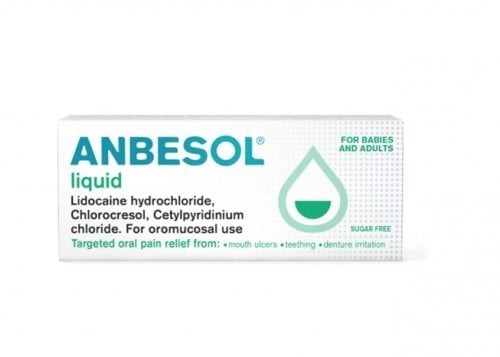 Buy Anbesol Liquid for Mouth Ulcer Relief - 10ml