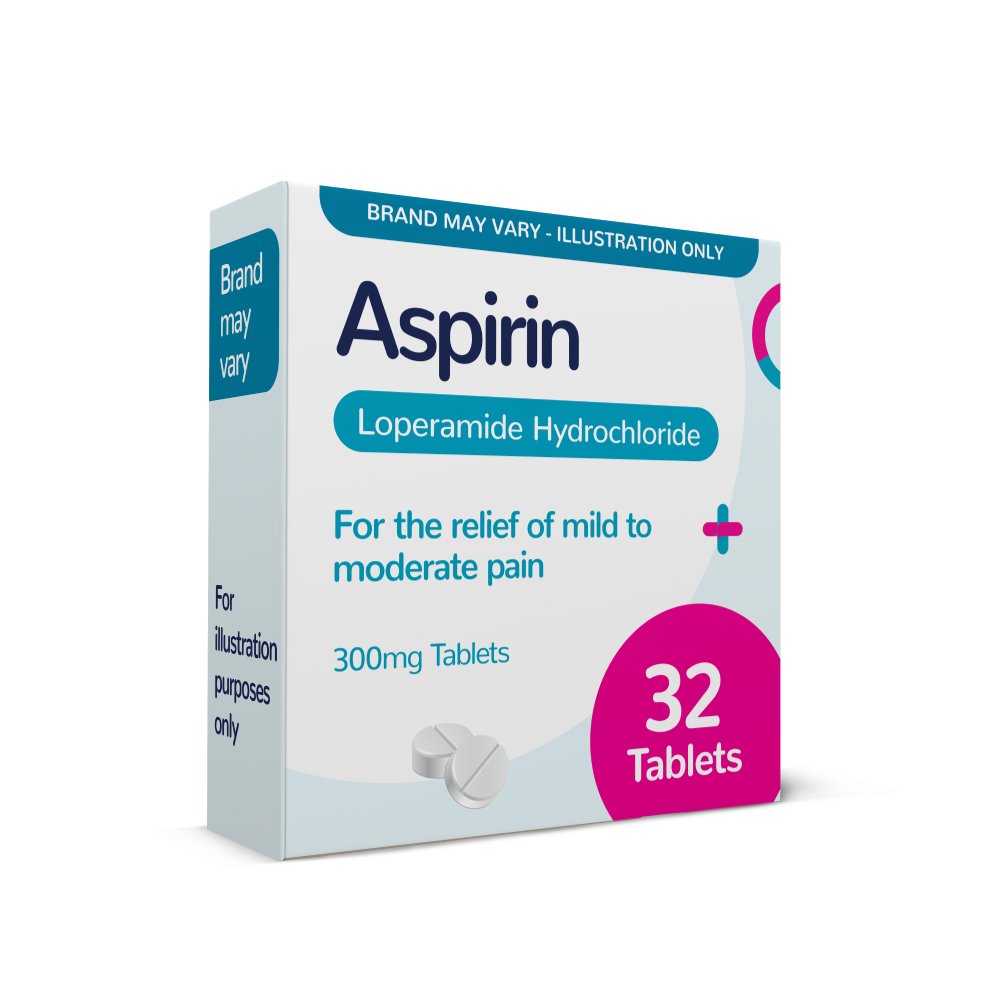 Buy Aspirin 300mg - 32 Tablets | Pain Relief | Chemist4U