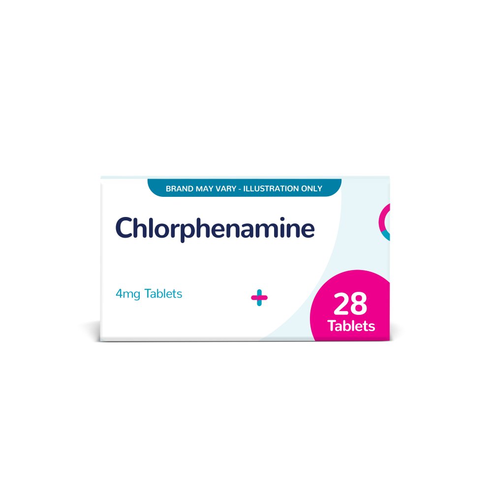 Chlorphenamine 4mg - 28 Tablets | Hayfever & Allergy | Chemist4U