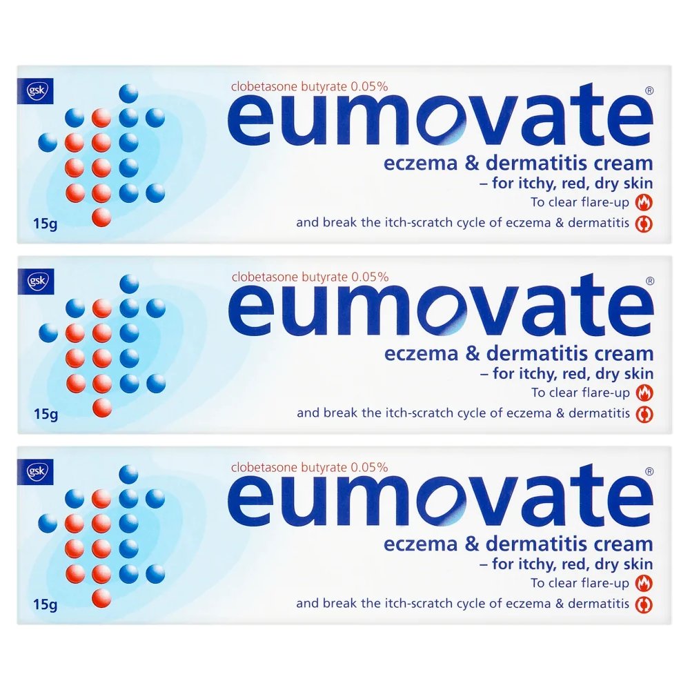 Buy Eumovate Cream 15g - 3 Pack | Eczema Relief | Chemist4U
