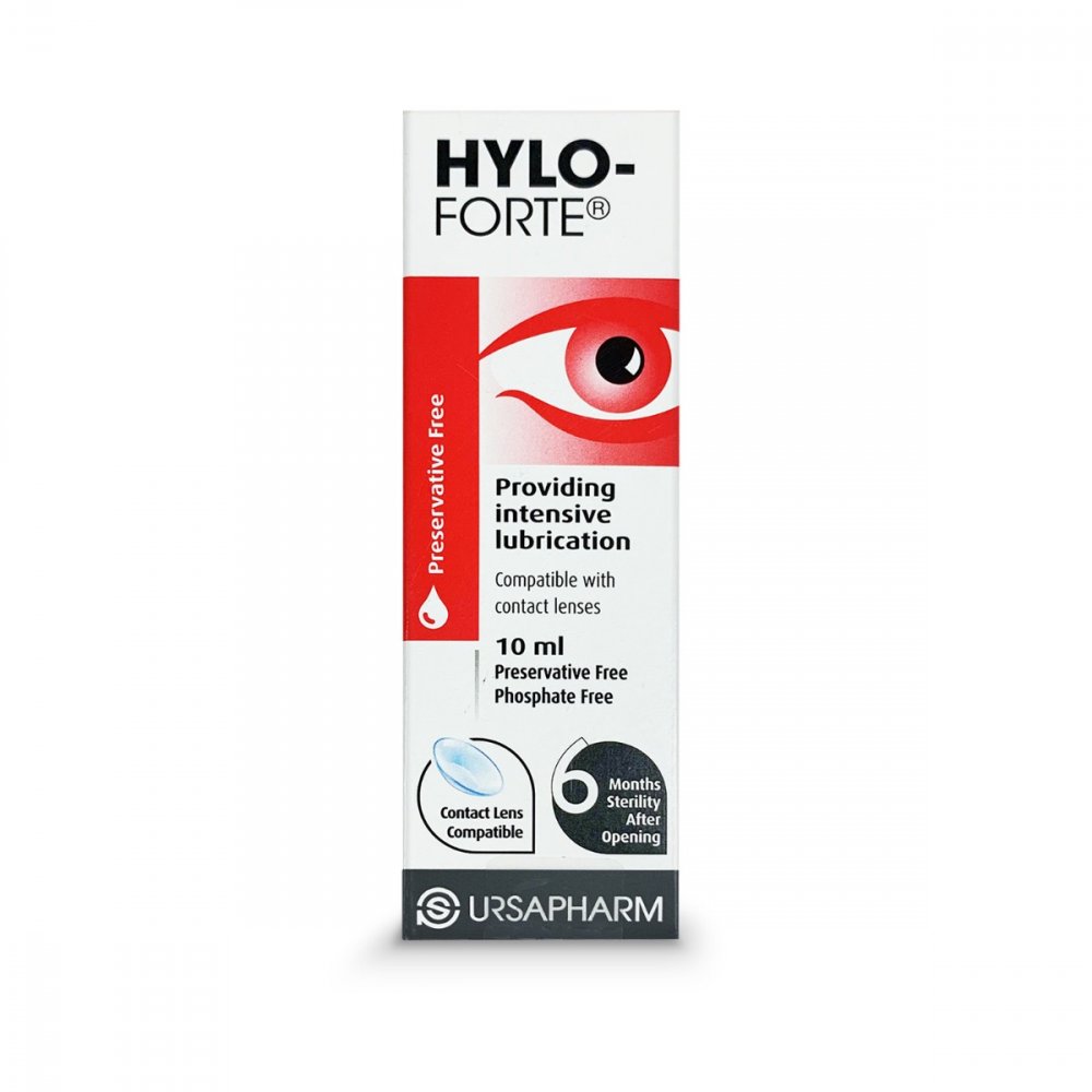 Buy Hylo-Forte 0.2% Preservative & Phosphate Free Eye Drops - 10ml