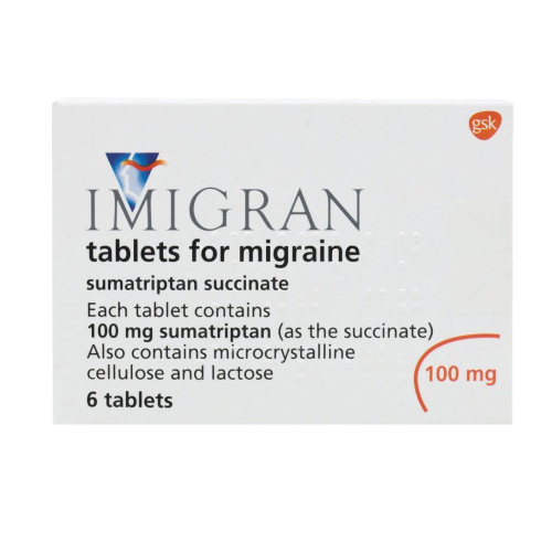 Buy Imigran (Sumatriptan) Tablets from £38.99 | Chemist4U