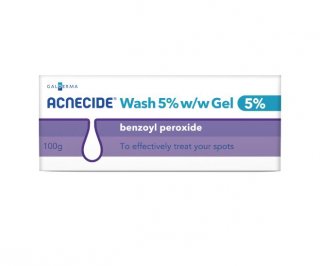Acnecide 5% Benzoyl Peroxide Wash Gel 100g | For Acne | Chemist 4 U
