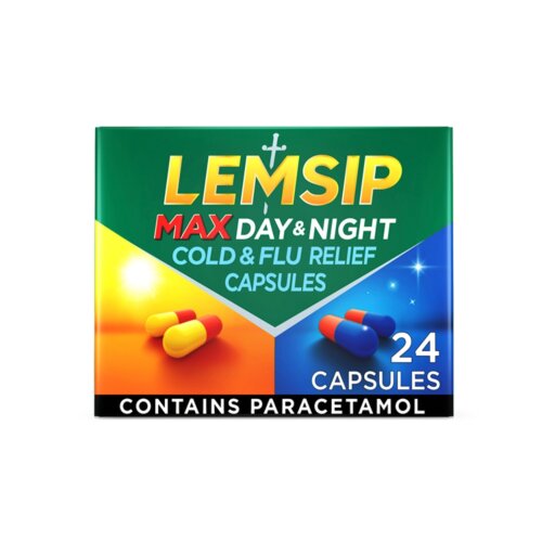 Buy Lemsip Max Day and Night Cold and Flu Relief | Chemist4U